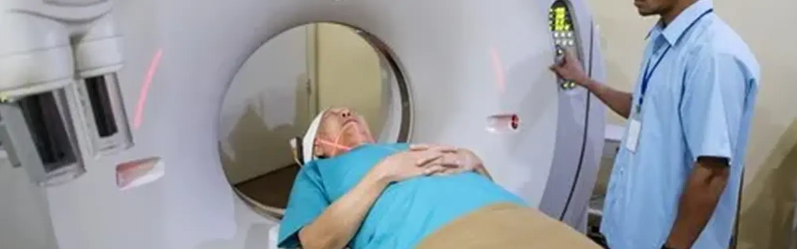 Which Medication is injected for HRCT Chest Scan?